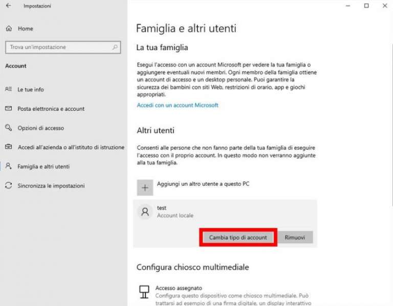 Come gestire gli utenti in Windows 10 - Corso online di informatica