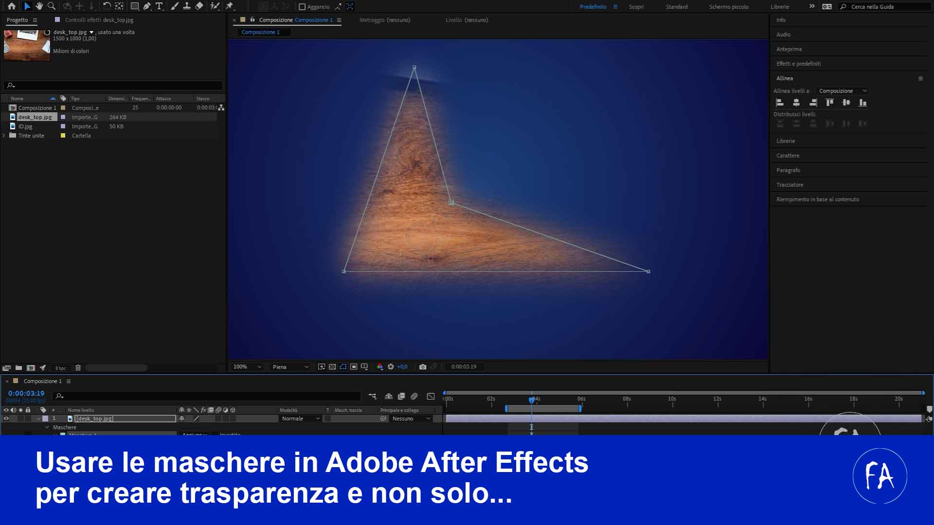 Come funziona il chroma key in After Effects (green e blue screen)